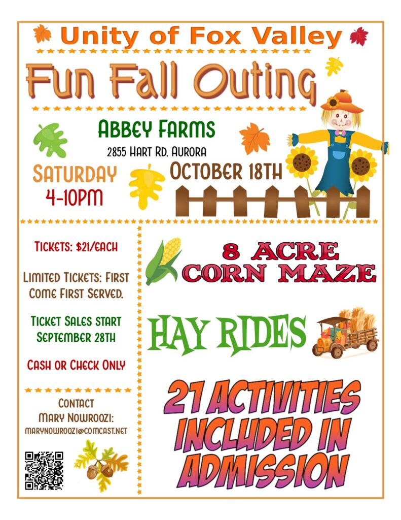 Fun Fall Outing - Unity Of Fox Valley
